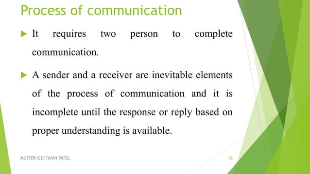 Dynamics of Communication | PPT