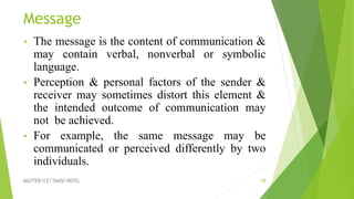 Dynamics of Communication | PPT