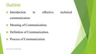 Dynamics of Communication | PPT