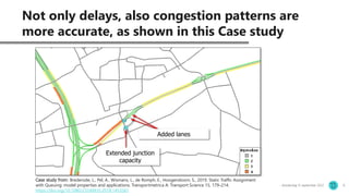 First large scale application of a static matrix estimation method on ...