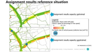 First large scale application of a static matrix estimation method on ...