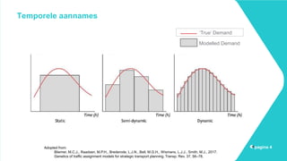 Extension of a static into a semi dynamic TA model with strict capacity ...