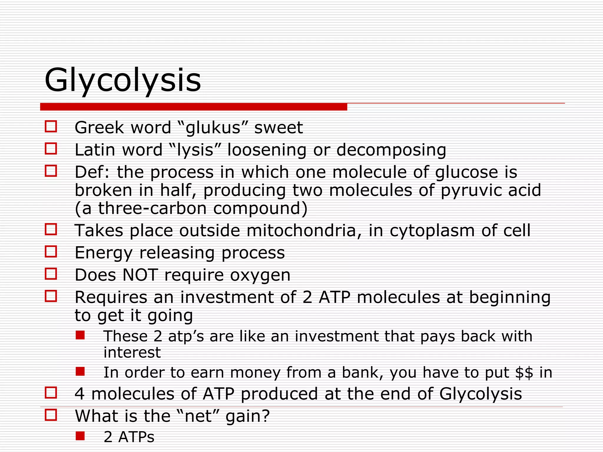Etc And Glycolysis | PPT