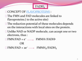 Electron transport chain and Oxidative phosphorylation | PPTX