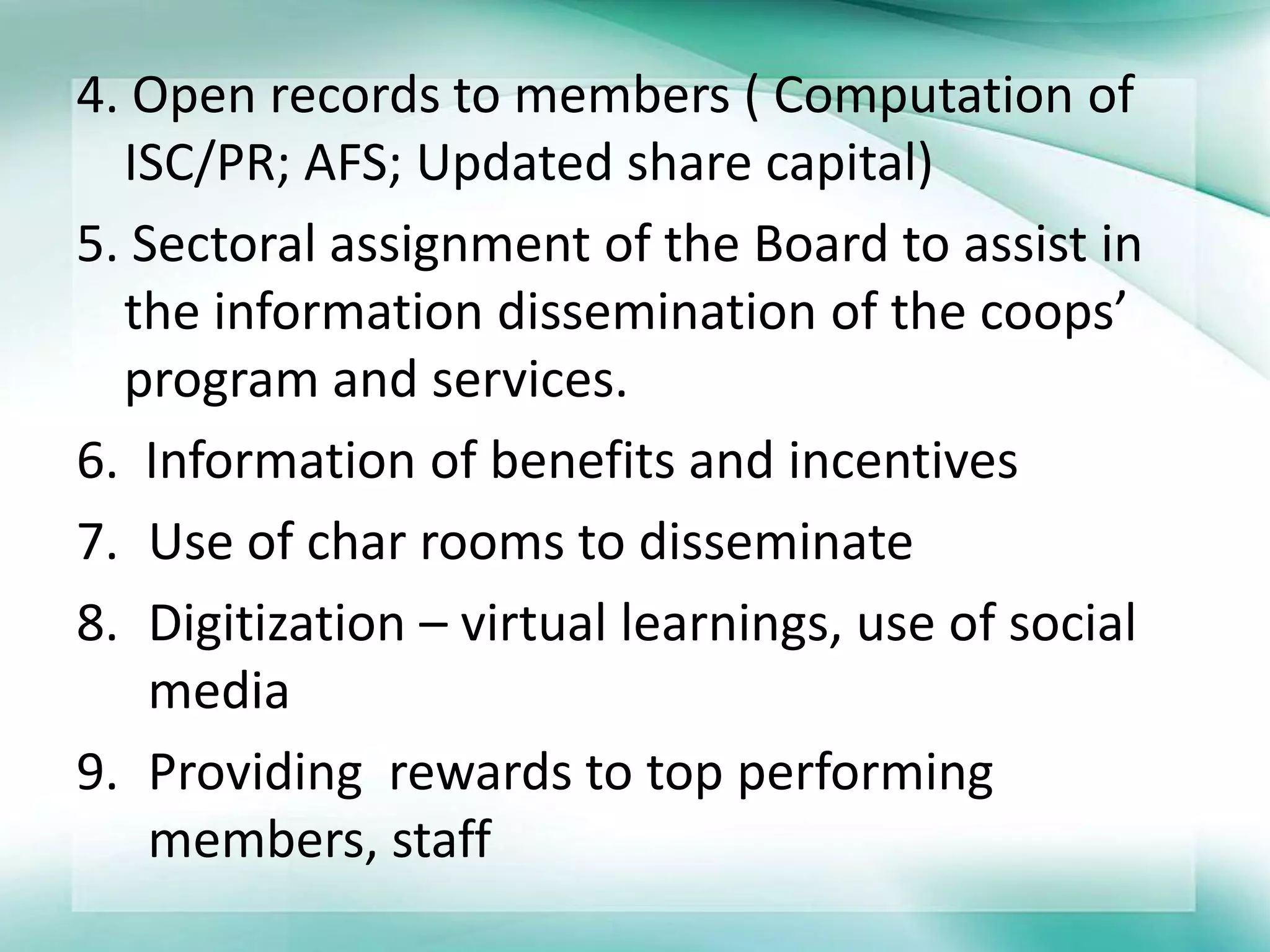 Orientation for Cooperative in Education and Training Committee | PDF