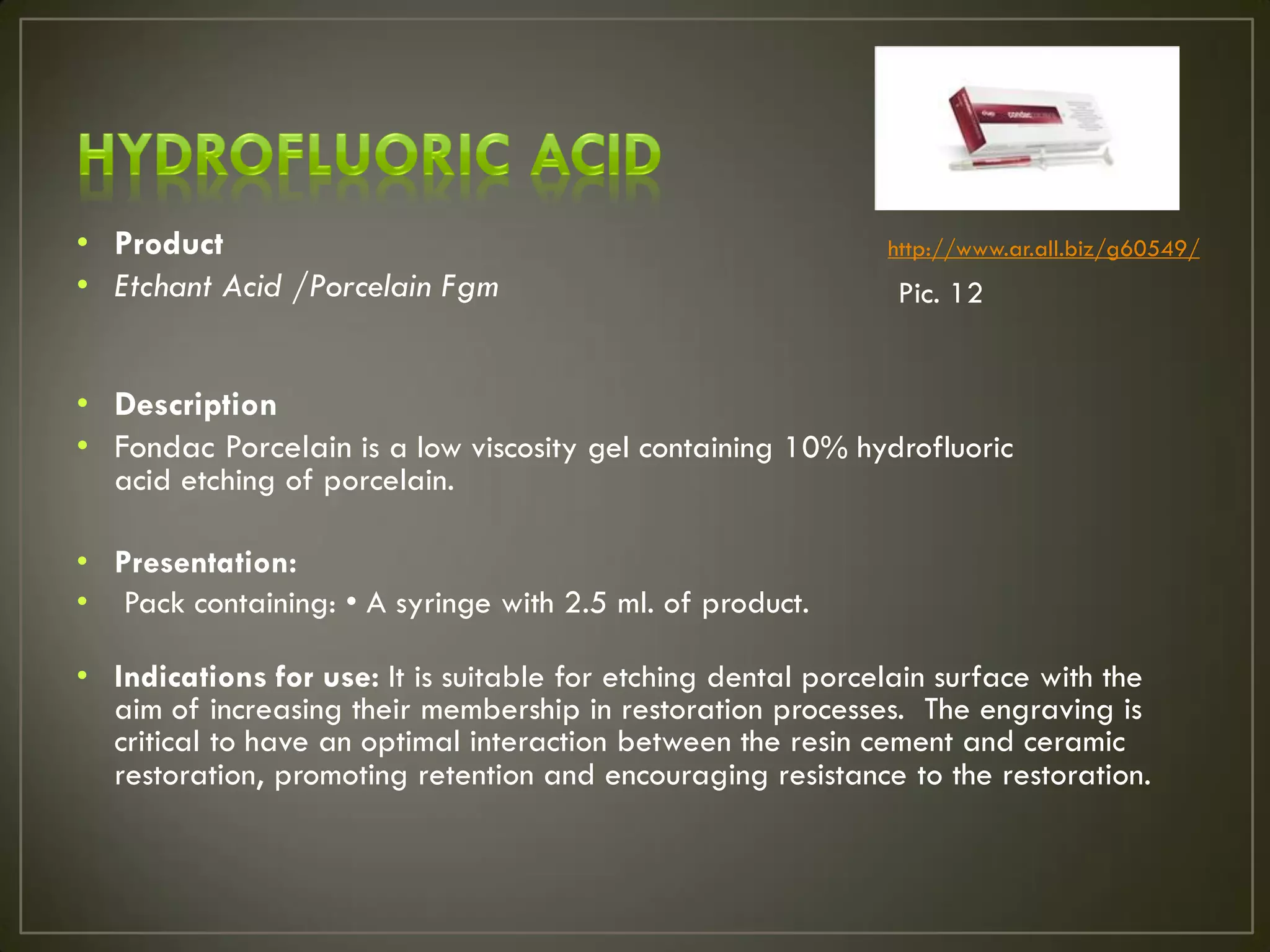 Etchant in dentistry | PDF