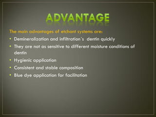 Etchant in dentistry | PDF