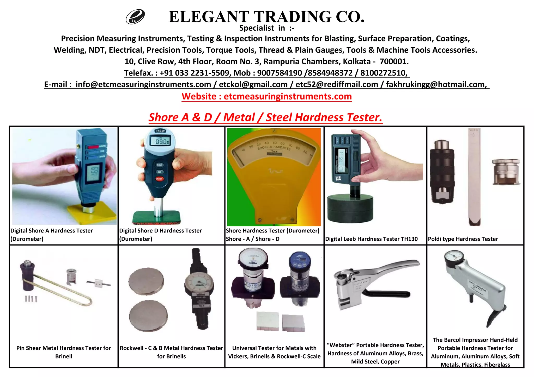 Etc hardness tester | PPT