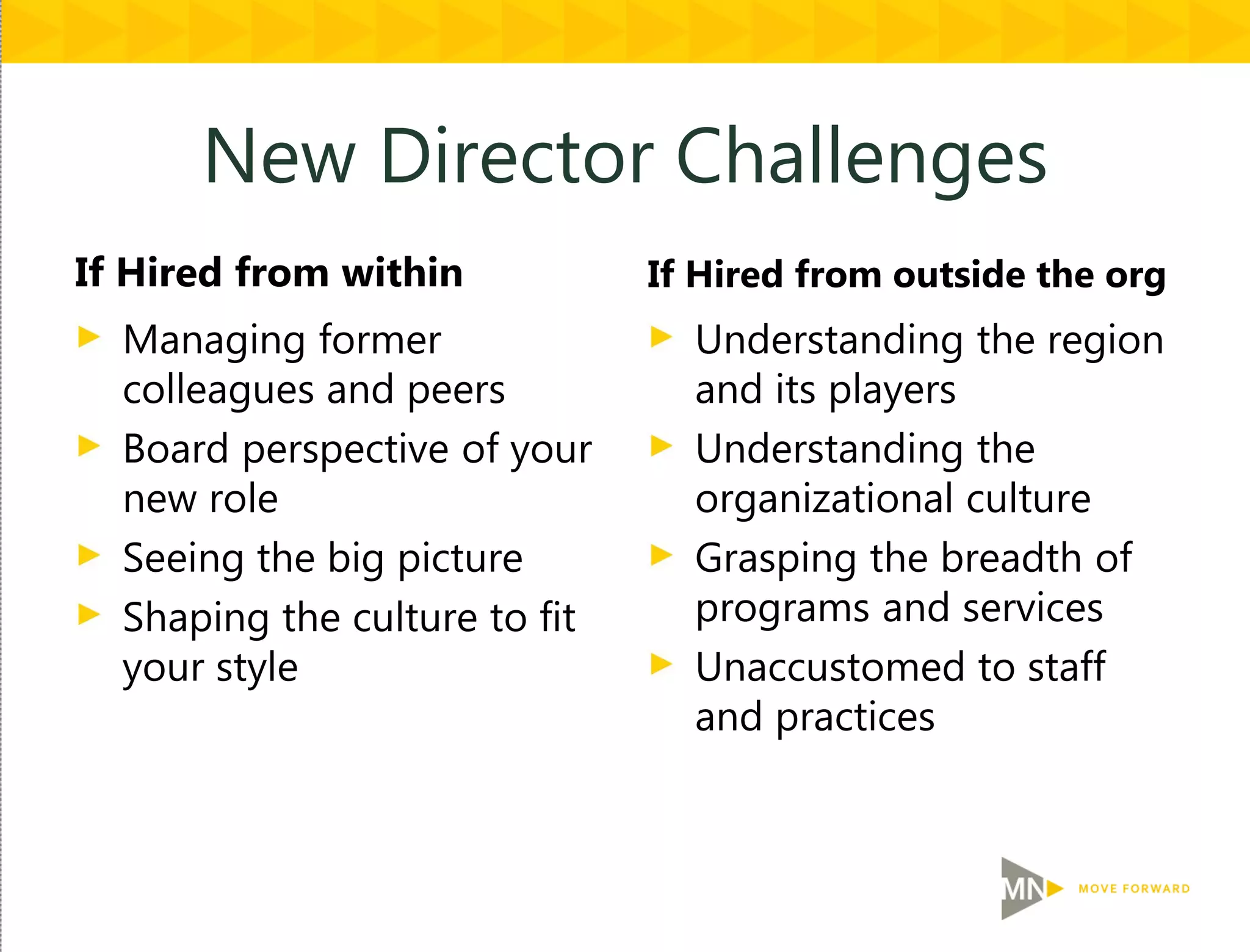 New Executive Director Training | PDF