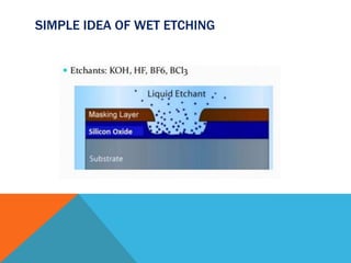 Etching | PDF | Chemistry | Science