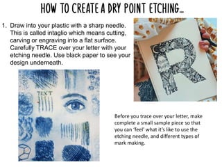 Etching letter power point | PPT