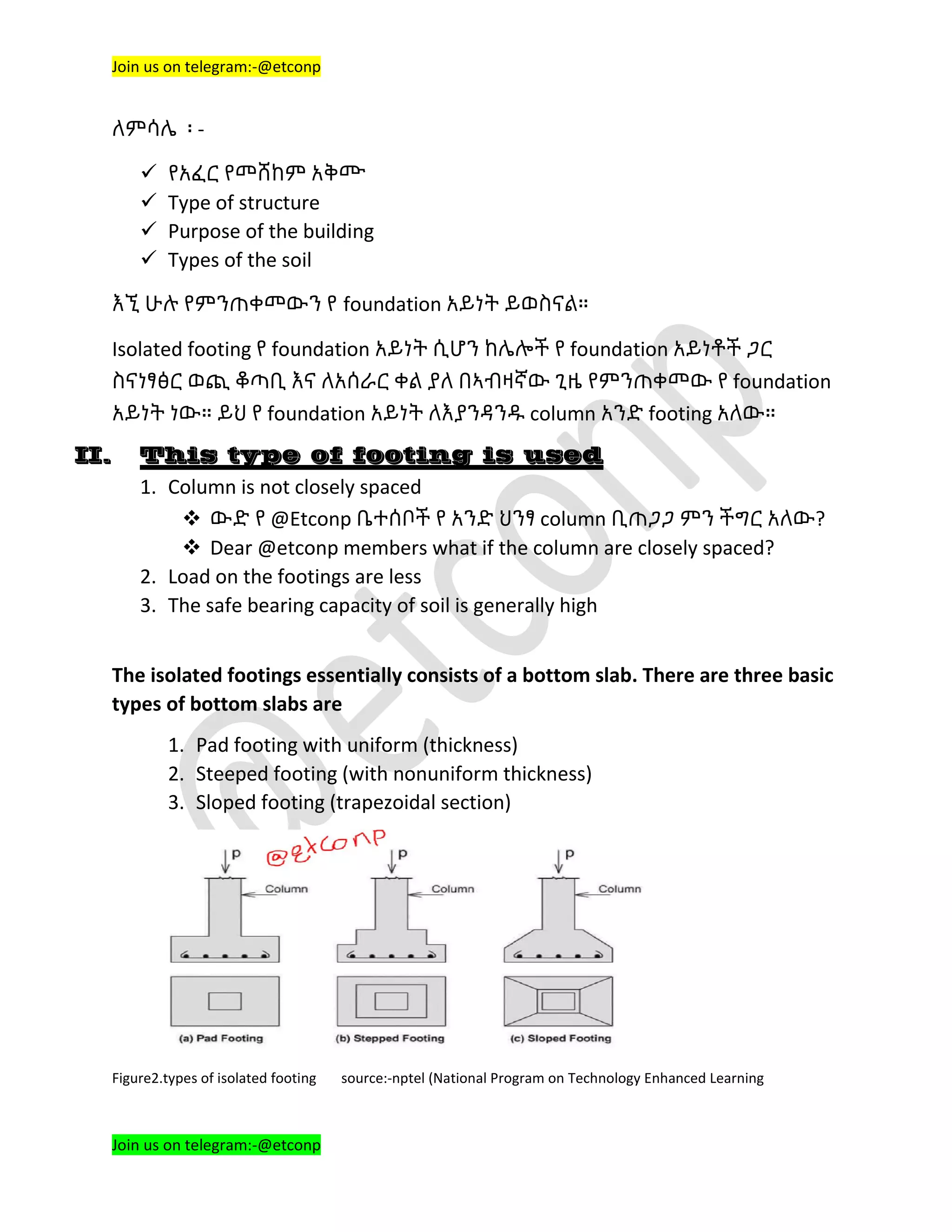 reinforcement detailing for isolated footing | PDF