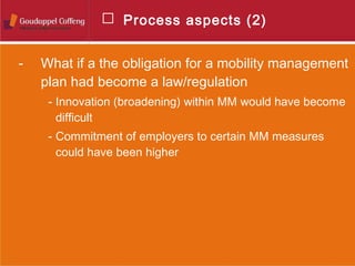 Evaluation Taskforce Mobility Management | PPT