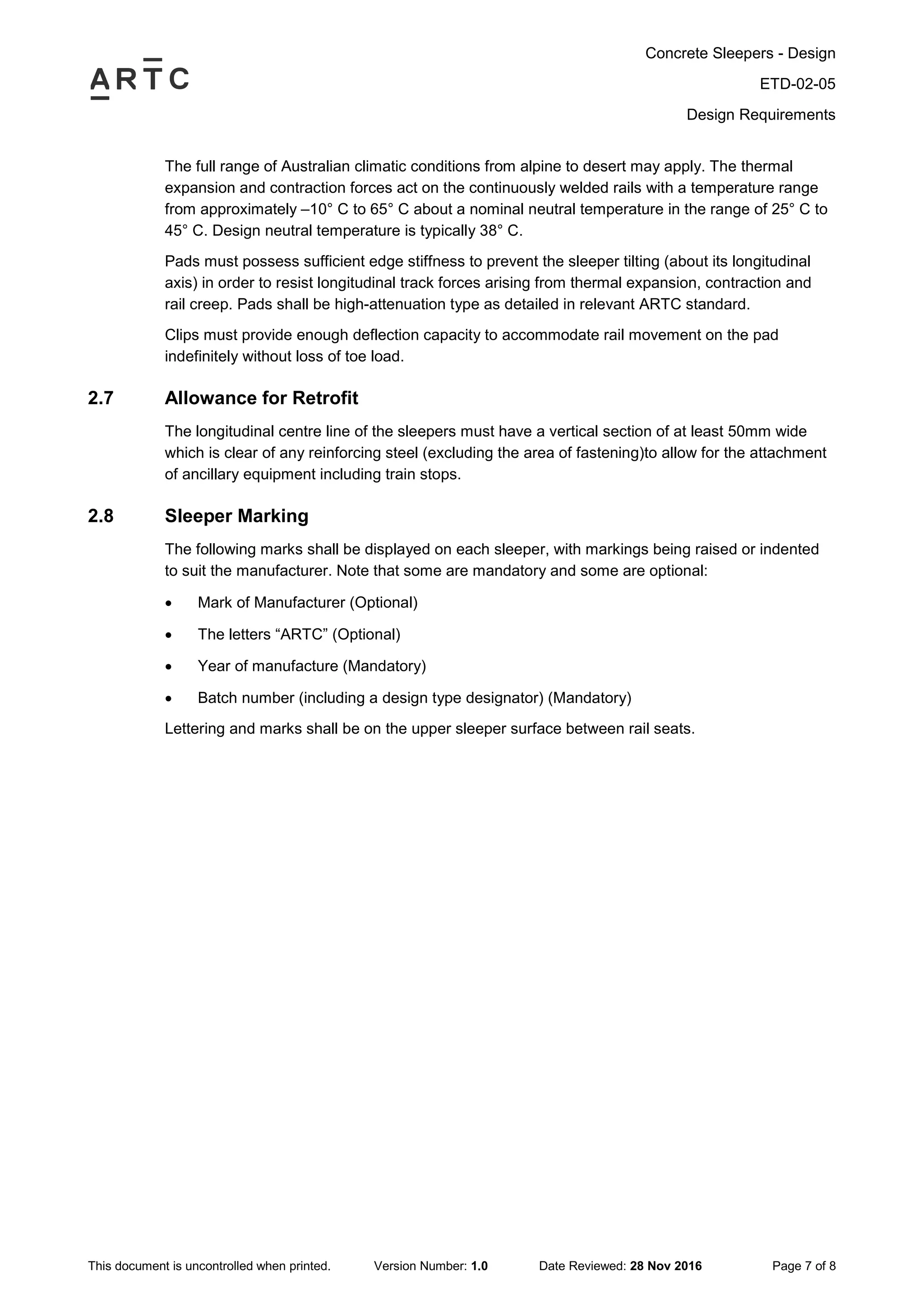 Etd 02-05 - concrete sleepers - design | PDF