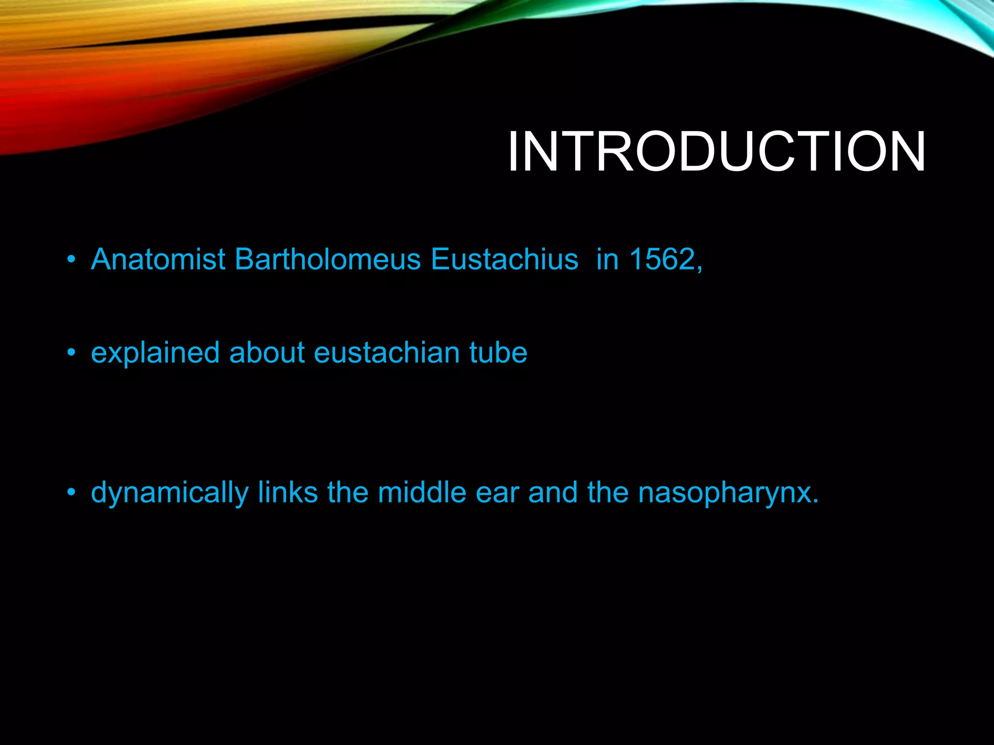 Eustachian tube dysfunction | PPTX