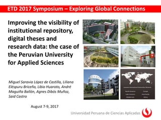 Improving the visibility of institutional repository, digital theses ...