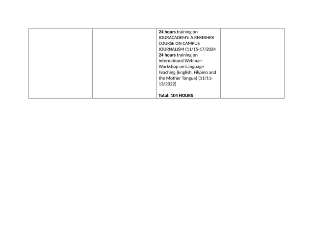 ETE-Template on Education, Teaching Experience and Eligibilities of all ...