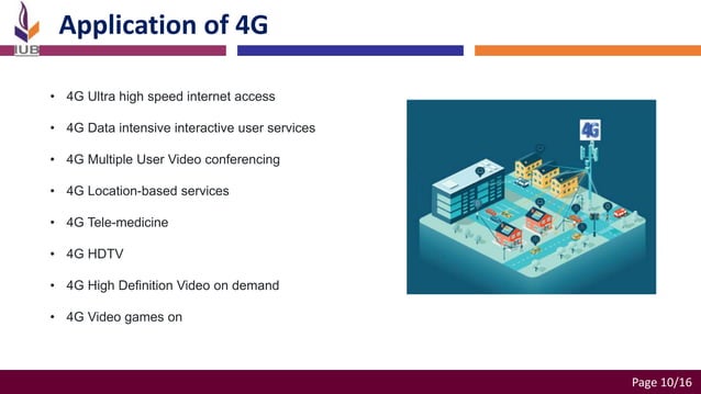 Presentation slide of 4g communication system. | PPTX