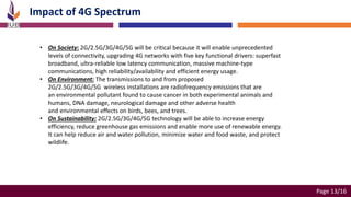 Presentation slide of 4g communication system. | PPTX
