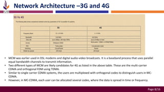 Presentation slide of 4g communication system. | PPTX