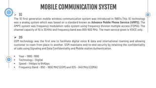 Evolution of Mobile Communication(1G-6G) and IoT | PPTX