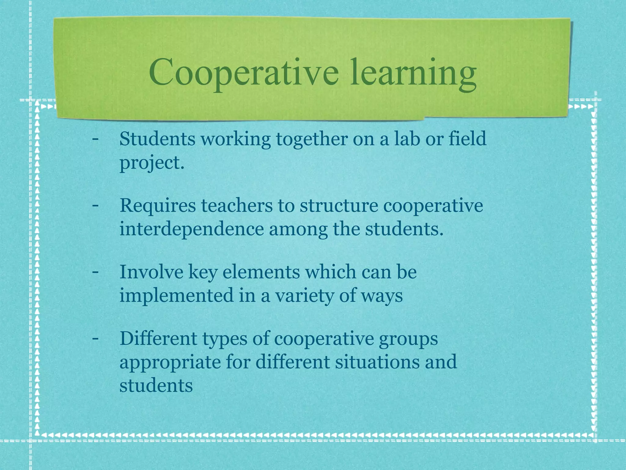 Ete 501 cooperative learning ppt | PPT