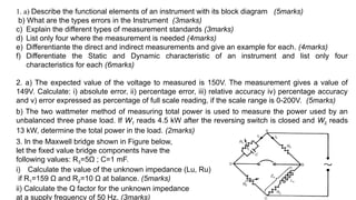 solved students evaluation in measurement and instrumentations | PPT