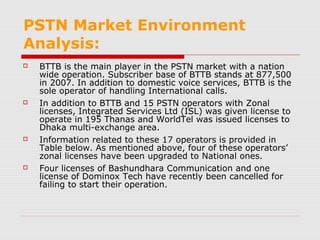 PSTN Overview in BD (ETE 521 L6) | PPT