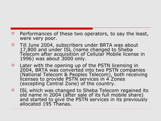 PSTN Overview in BD (ETE 521 L6) | PPT