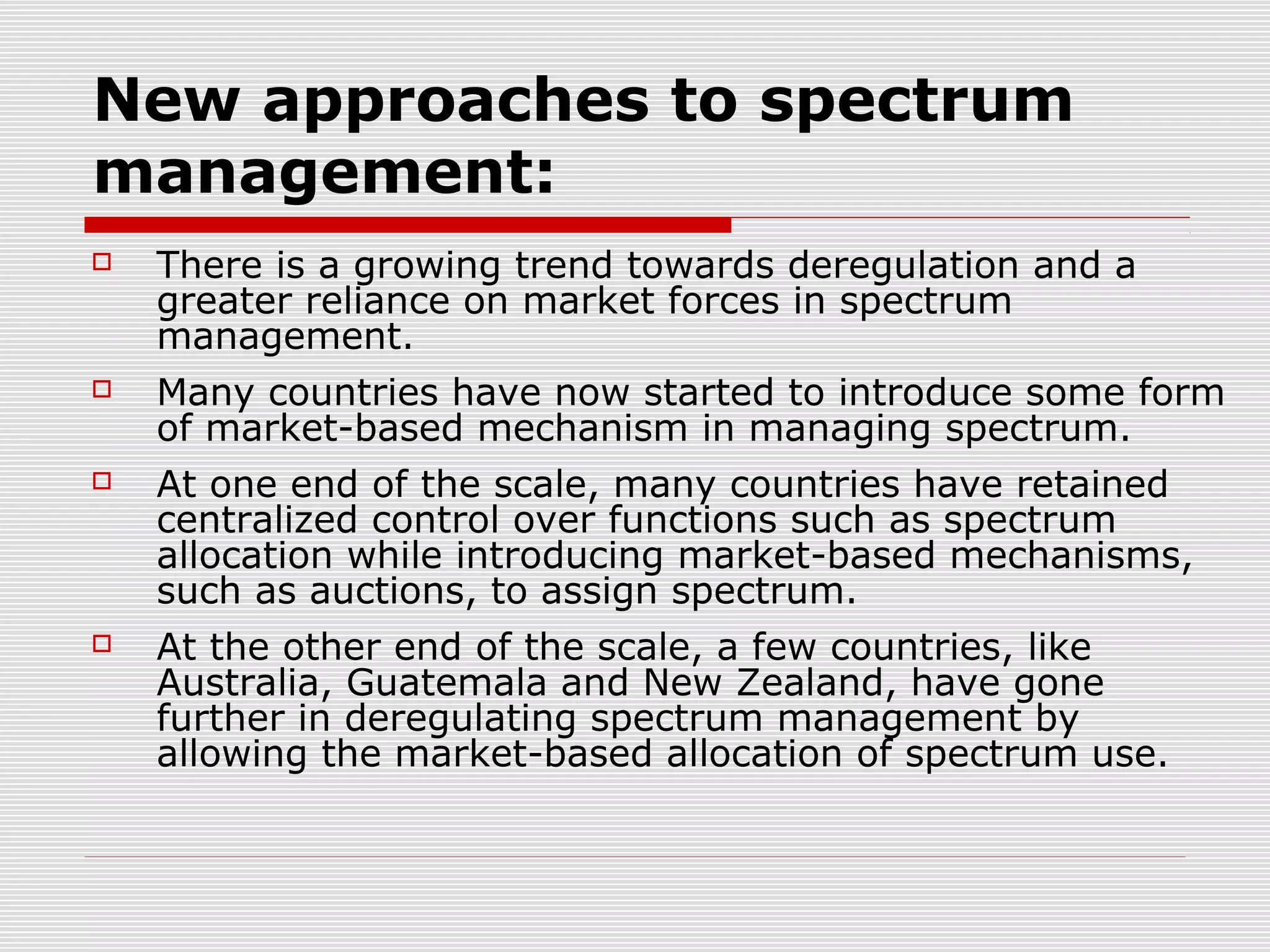 Spectrum Management (ETE 521 L7) | PPT