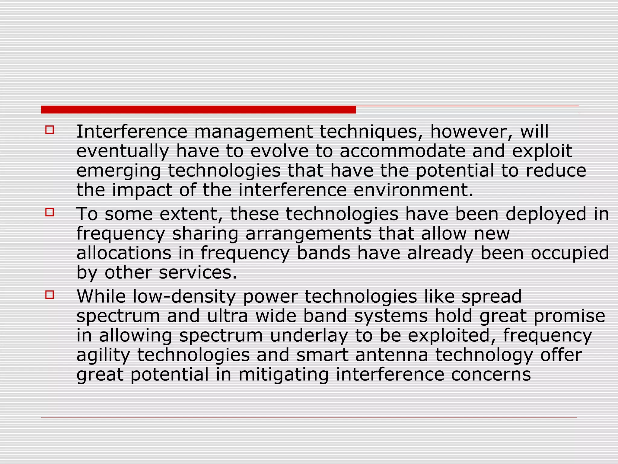 Spectrum Management (ETE 521 L7) | PPT