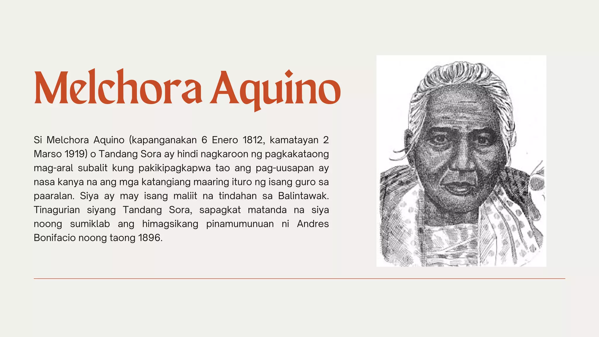Talambuhay Ni Melchora Aquino