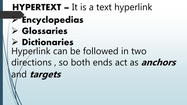 HYPERLINKING IN WORD AND HYPERLINKING IN PRESENTATION | PPTX
