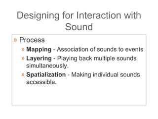 Auditory Interfaces for Small Screen Mobile Devices | PPT