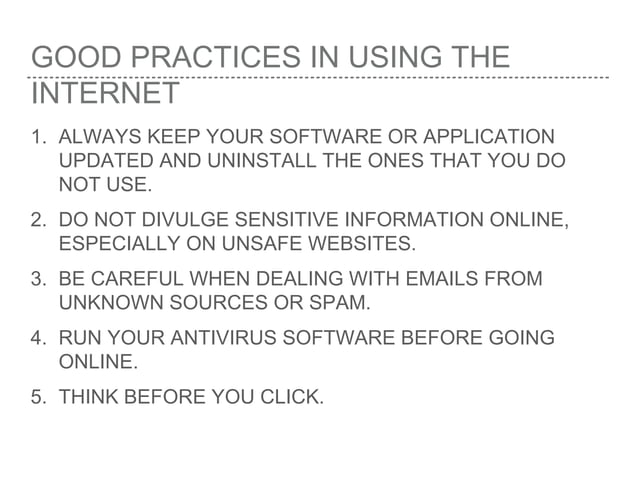 EMPOWERMENT TECHNOLOGY 11 - ICT SAFETY, SECURITY, AND NETIQUETTE | PPT