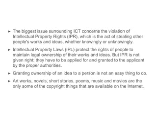 EMPOWERMENT TECHNOLOGY 11 - ICT SAFETY, SECURITY, AND NETIQUETTE | PPTX ...