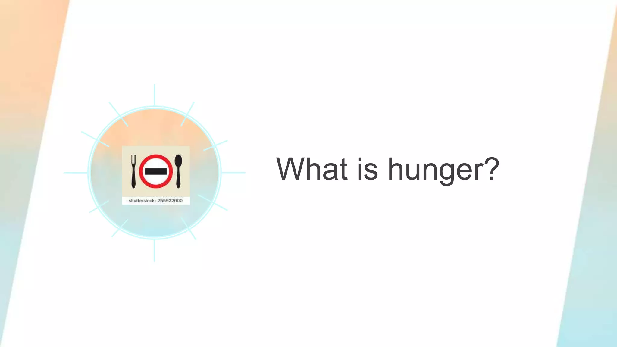 HUNGER AWARENESS | PPTX | Nutrition | Healthy Living