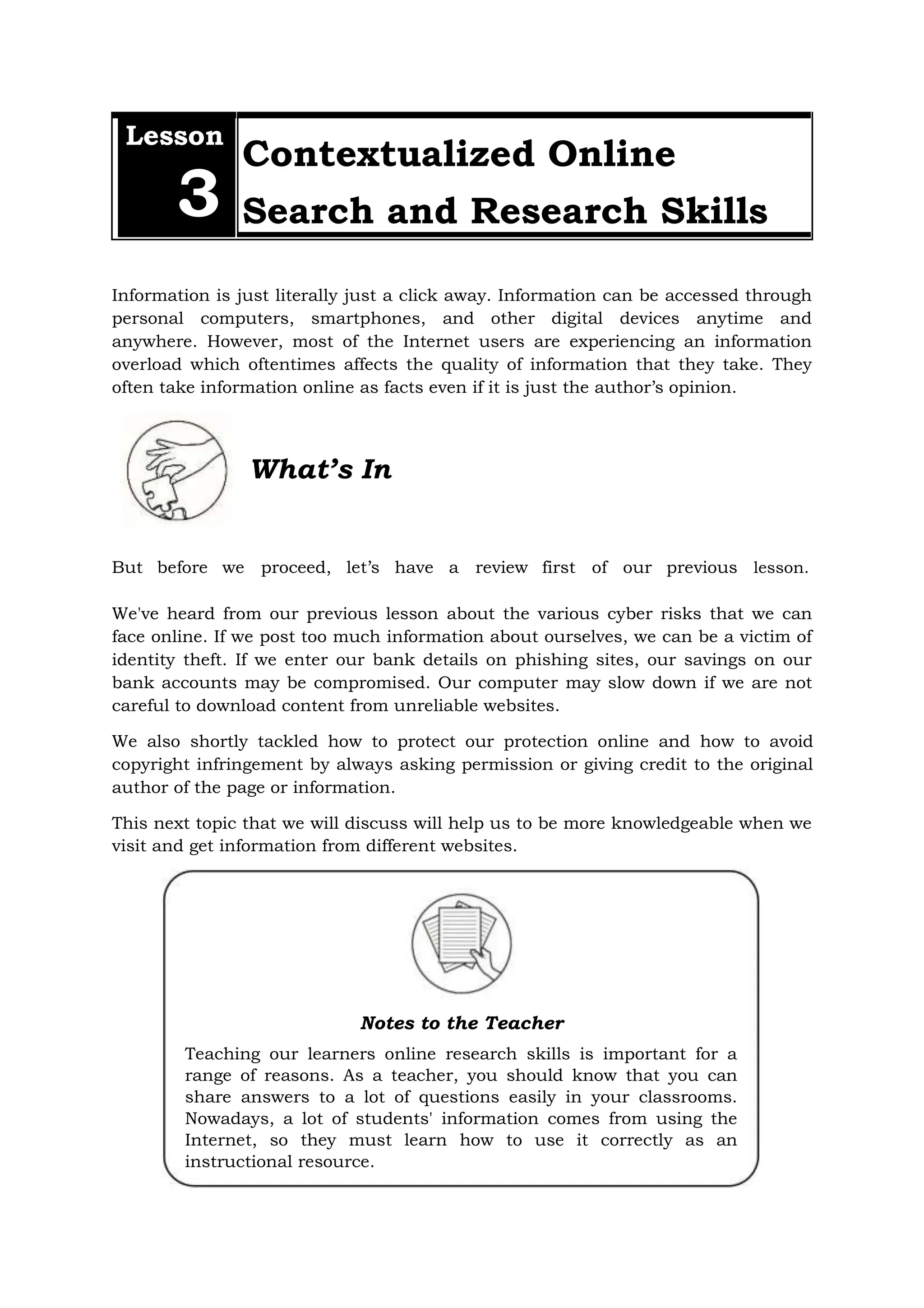 Empowerment Technology: Quarter 1: Module 3 | DOCX