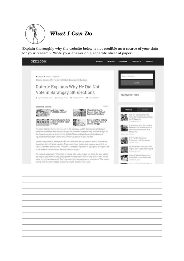 Empowerment Technology: Quarter 1: Module 3 | DOCX