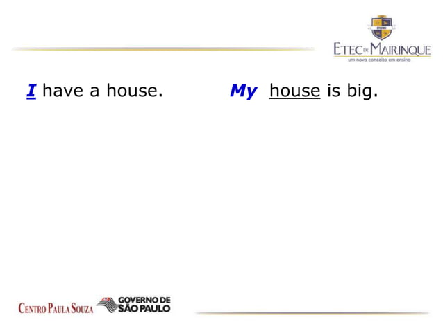 aula 06 - possessive pronouns, double possessive | PPT