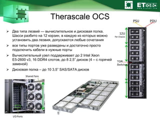 ETegro Technologies Therascale - комплексные решения для ЦОД | PPT
