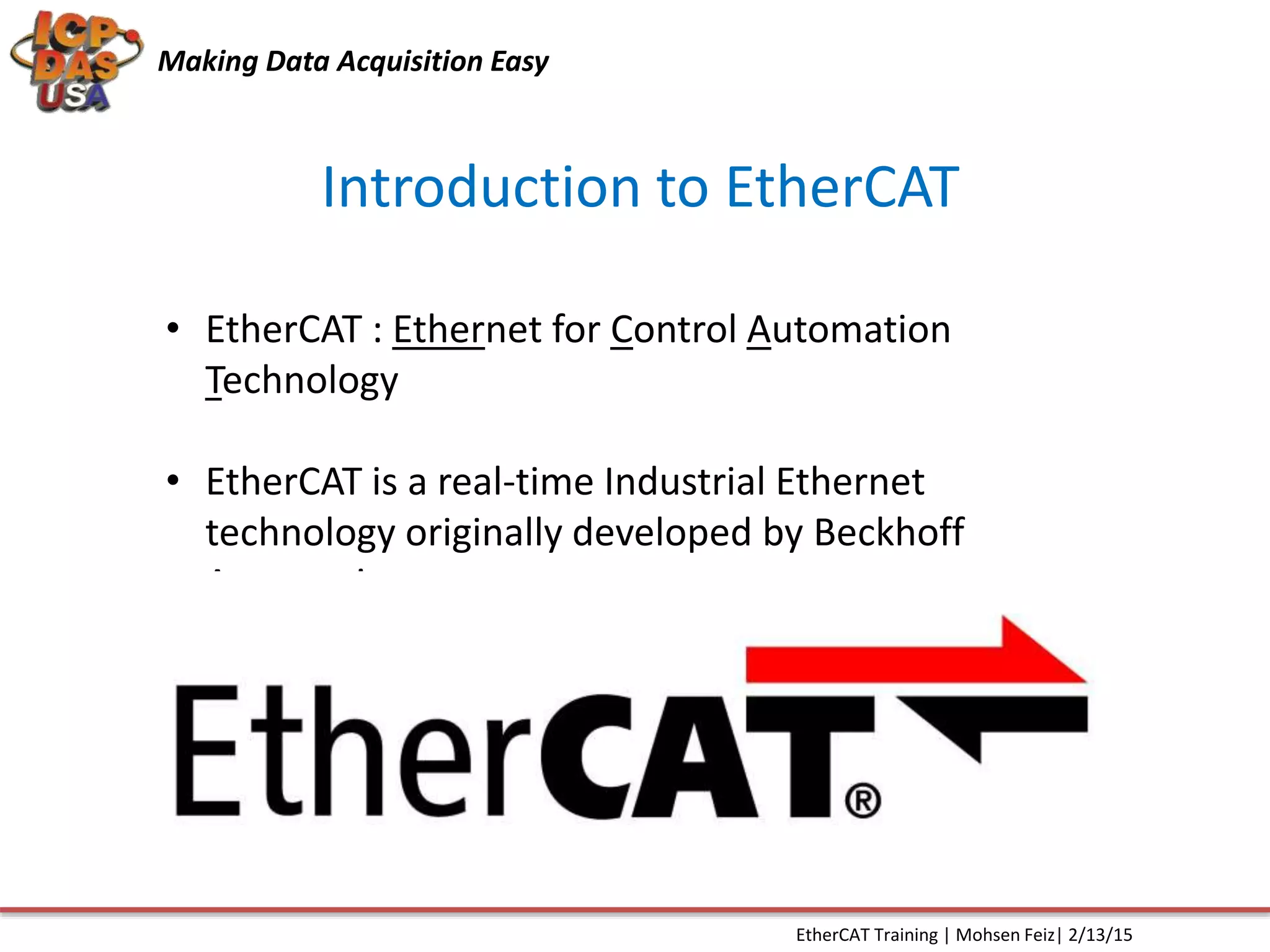 EtherCAT Training | PPTX