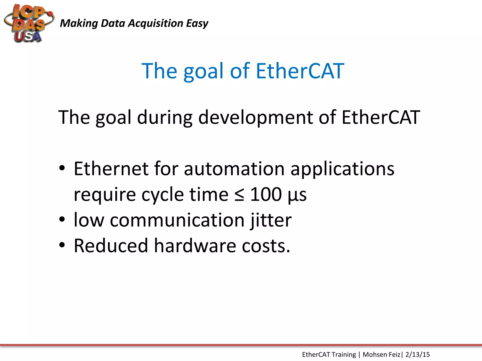 EtherCAT Training | PPTX