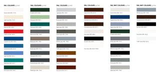 Etem ColorChart Catalogue for Aluminium Profiles | PDF