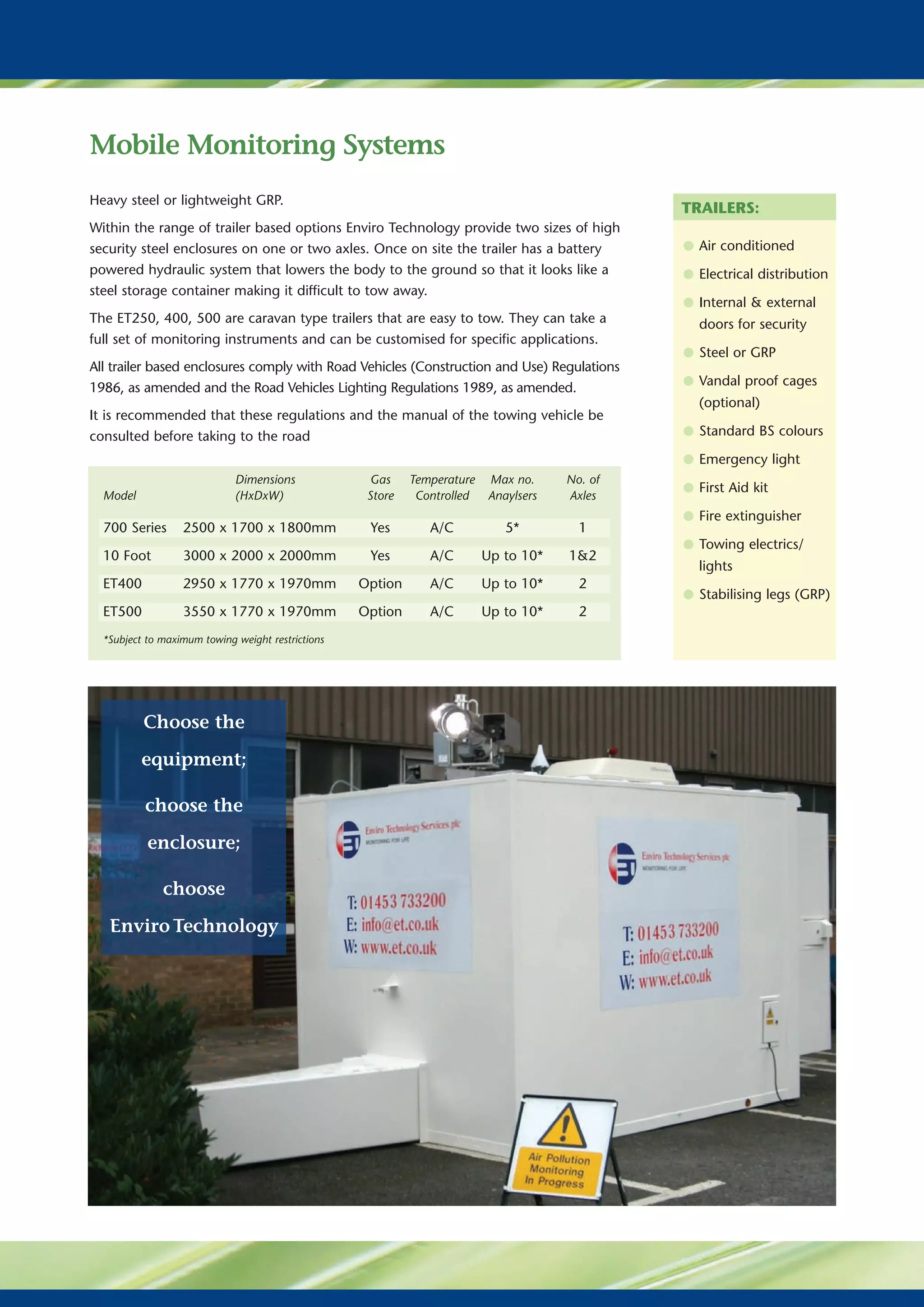 Et enclosures brochure | PDF