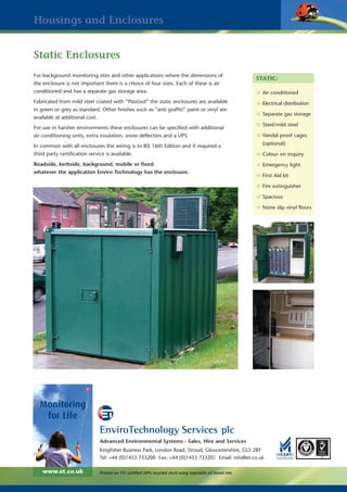 Et enclosures brochure | PDF