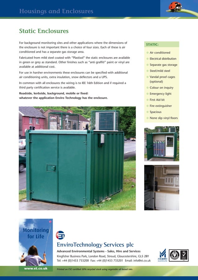 Et enclosures brochure | PDF