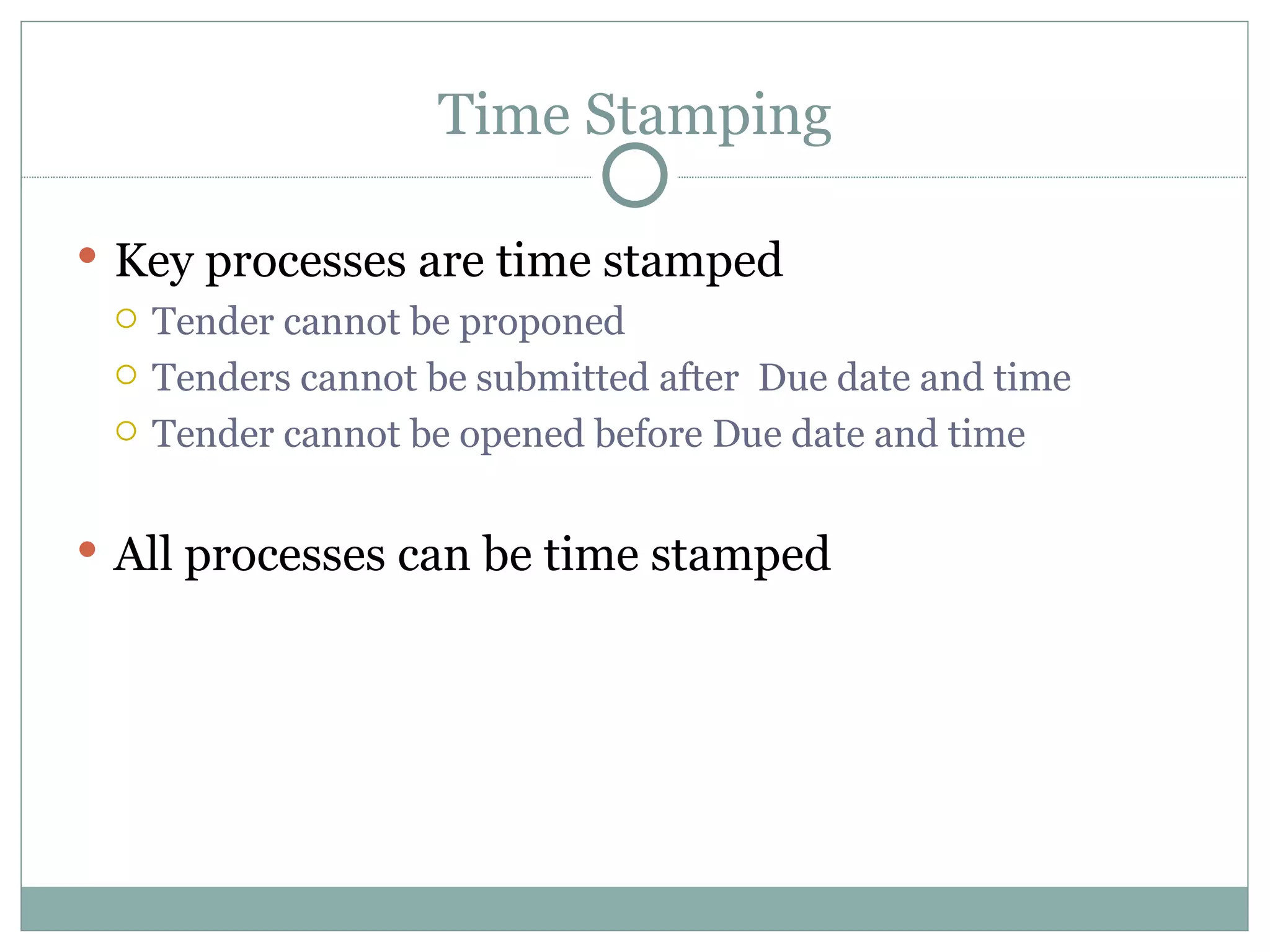 Etendering | PPT | Computing | Technology & Computing