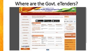 eTendering in 2018: Tenders & Entrepreneurship | PPTX