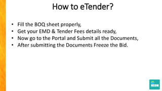 eTendering in 2018: Tenders & Entrepreneurship | PPT